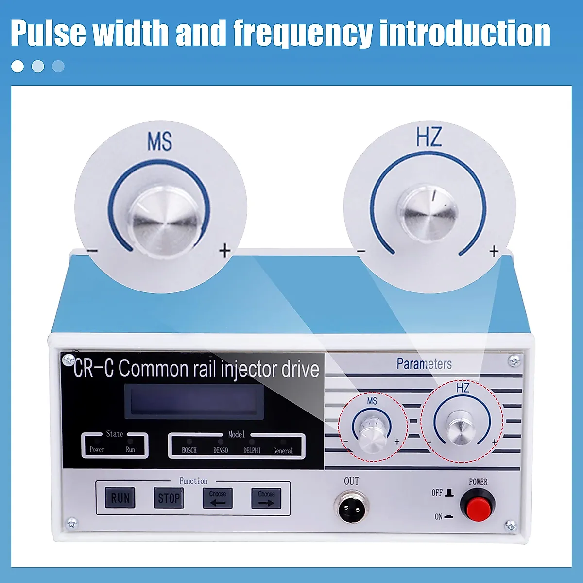 CR-C Common Rail Injector Tester Common Rail Injector Testing Machine Diesel Injector Drive Fuel Repair Tool (Standard)