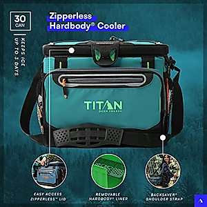 Arctic Zone Titan Deep Freeze 30 Can Zipperless HardBody Cooler, Pine