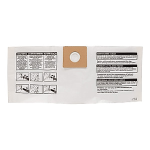 Shop-Vac 90669 Genuine 3 Gallon All Around Collection Bag, Vacuum Bags (3 Pack)