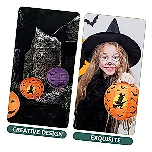 Outanaya 45 pcs Decor Foldable Pendants O- Skeleton Home Scary Indoor Spider O Decoration Jack- Ornament Party Decorations Ornaments Pattern Haunted Bat Decorative Pumpkin Witch Spooky