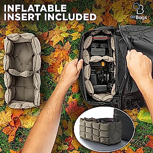 AirBags 25L Packable Backpack, Ultra Lightweight Daypack for the Gym, Carry On Backpack, Water Resistant Foldable Bag, Backpack for Traveling on Airplane, Outdoor Collapsible Backpack