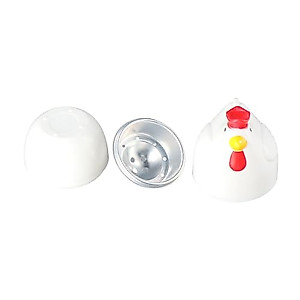 Microwave Egg Boiler,Chicken Shaped Microwave Egg Steamer Cooker Boiler Steamer Gadgets Cook Soft and Hard Boiled Egg Kitchen Tool