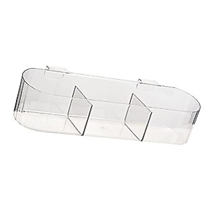 Veemoon Box Cabinet Door Organizer Kitchen Storage Case Hanging Bin for Walls Seasoning Organizer for Cabinet Storage Shelves Plastic Bathroom Storage Holder Crane Wall-mounted The Pet