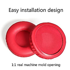 Breathable Ear Pads Pillow Cover 1 Pair Memory Foam Earpads Replacement Black White Compatible with ATH-AR3BT AR3IS gaming earmuffs Replacement headband earmuffs cushion compatible with ATH-AR3BT