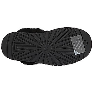 UGG Women's Disquette Slipper, Black, 8