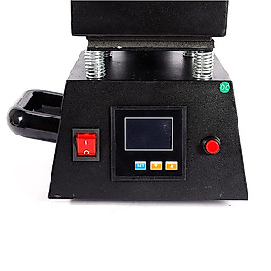 Heat Press Machine, 110V Digital Press Single Heater 600W Small Digital Label Heat Press Machine T-Shirt Logo Printing for Transfer Stickers Labels DIY Logo, 0-250℃
