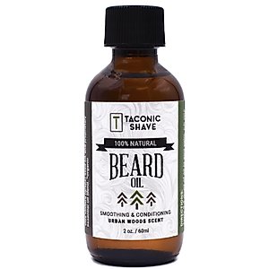 Taconic Shave Premium All Natural Beard Oil - 2 Ounce bottle (Urban Woods)