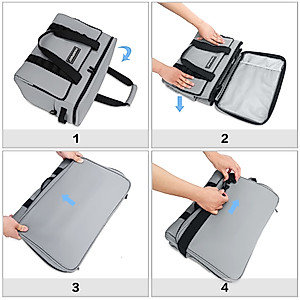 Soft Insulated Cooler Bag Collapsible Large Travel Coolers Soft Sided Coolers Ice Chest, Leakproof, Waterproof, 48-Can, 32L