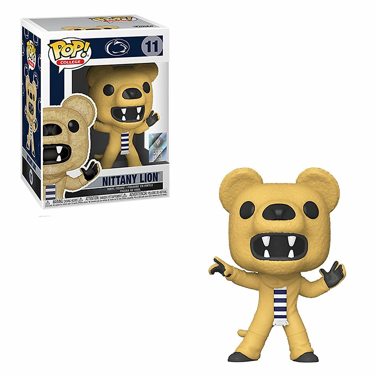 POP College Mascots: Penn State Nittany Lion Funko Pop Vinyl Figure Bundled with Multicolored 3.75 inches