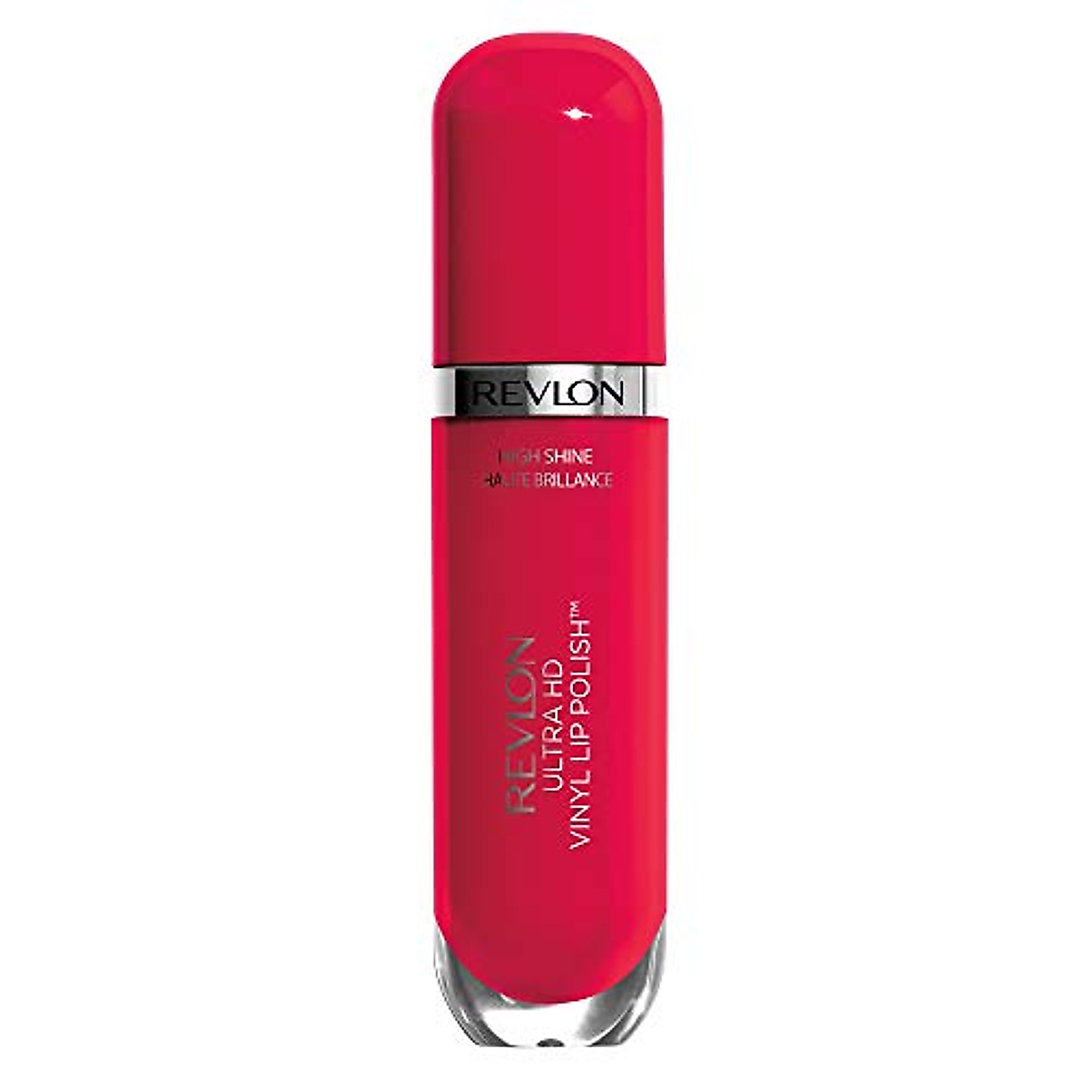 Revlon Ultra HD Vinyl Lip Polish, Liquid Lipstick, Cherry On Top, Cherry Red Gloss, 0.2 Fluid Ounce
