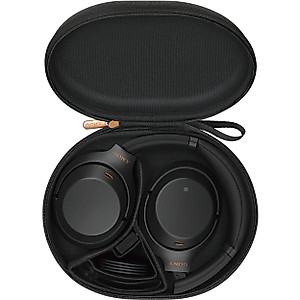 Sony WH-1000XM3 Wireless Noise-Canceling Over-Ear Headphones (Black) WH1000XM3/B + Bundle - International Version (1 Year Warranty)