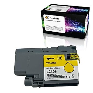 OCProducts Compatible Ink Cartridge Replacement for Brother LC406 Yellow for MFC-J4335DW MFC-J4345DW MFC-J4535DW MFC-J5855DW MFC-J5955DW MFC-J6555DW MFC-J6955DW