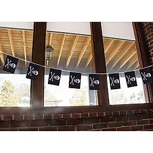 Juvale Pirate Birthday Banner Flags (80 ft.)