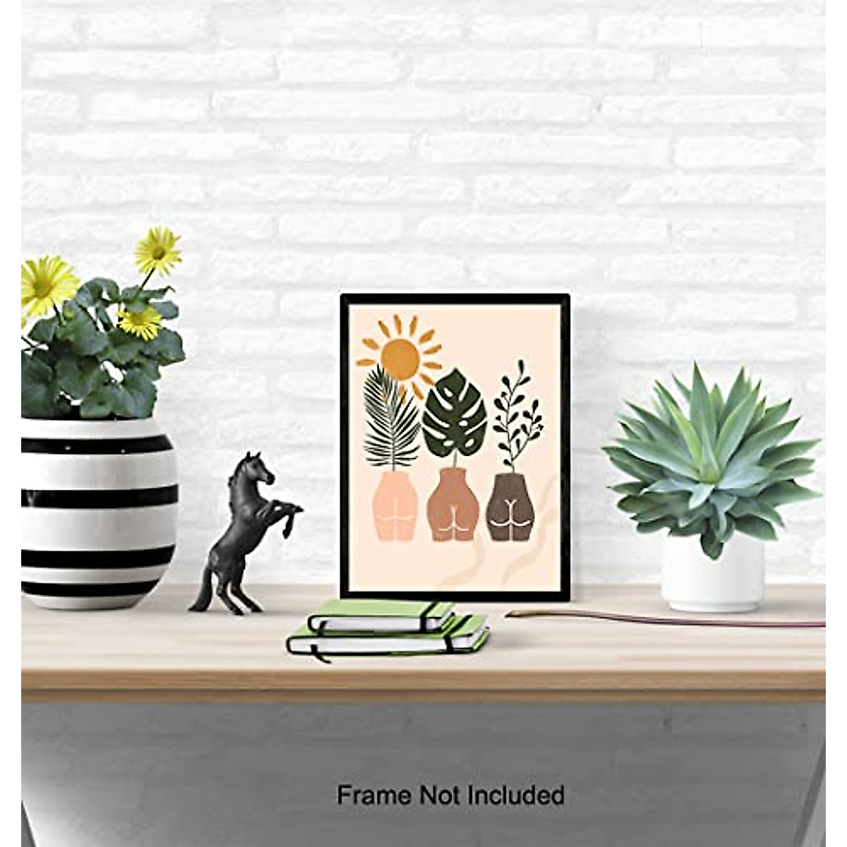 Mid-century modern Bathroom Decor - Aesthetics Modern art - Powder room Contemporary art - Bathroom Wall Decor for Women - Woman Buttocks Wall Art decoration - Modern Bathroom Wall Art Poster 8x10