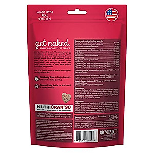 Get Naked Urinary Health Crunchy Treats For Cats, Cranberries, (1 Pouch), 2.5 Oz