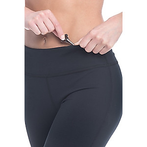 Gaiam Women's Yoga Short Performance Spandex Compression Legging Shorts - Black, X-Small