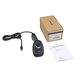 NETUM USB Laser Barcode Scanner, Handheld 1D Wired Bar Code Scanner Scanning UPC EAN Reader Gun Retails for Supermarket, Convenience Store, Warehouse - NT-M1