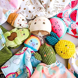 Mary Meyer Soothie Security Blanket, 10 x 10-inches, Sweet Ice Cream