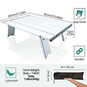 DOUBAO Outdoor Folding Table Beach Camping Backpacking Portable Table Ultralight Mini Garden Furniture Picnic Desk