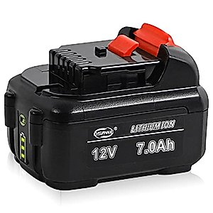 DSANKE for Dewalt 12V Lithium Ion Battery, 7000mAh Replace for DEWALT DCB120 DCB123 DCB127 12-Volt Max Lithium-ion Battery, Higher Capacity Suit All DEWALT 12V Power Tools