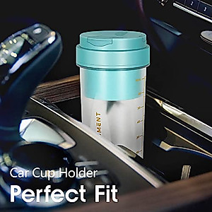 Health Moment,Tragbarer Mixer, USB – hergestellt aus BPA-freiem Tritan-Material – Fruchtkugel mit leistungsstarken 6 Klingen, angetrieben von 4440000 mAh. ( mAh. Blau)