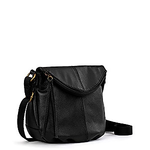 The Sak womens Deena Flap Crossbody, Black 1, One Size US