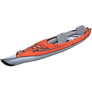ADVANCED ELEMENTS AE1007-R AdvancedFrame Convertible Inflatable Kayak, 15', Red