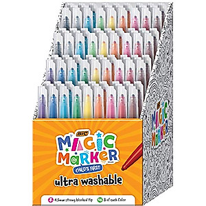 BIC Child's First Magic Marker, Assorted Colors, 96-Count