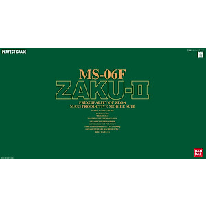 Bandai Hobby MS-06F Zaku II Mobile Suit Gundam Perfect Grade Action Figure, Scale 1:60 (072361)