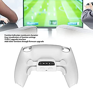 Back Buttons Attachment for PS5 Controller Programable Back Buttons P1 P2 P3 P4 Programmable Customization Universal for BDM 010 020 1st, 2nd and 3rd Gen for PS5 Grips