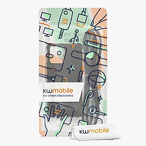 kwmobile Crossbody Case Compatible with Motorola ThinkPhone Case - TPU Silicone Cover with Strap - Black