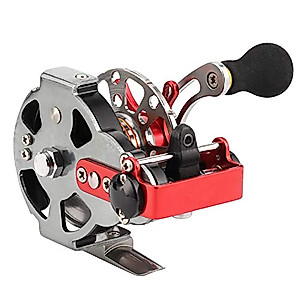 Velaurs 2.5:1 Fishing Reel, Exquisite Automatic Line Arranging Raft Fishing Wheel 2‑Color for Fishing Tool for Fishing Reel Accessory(Right Hand)