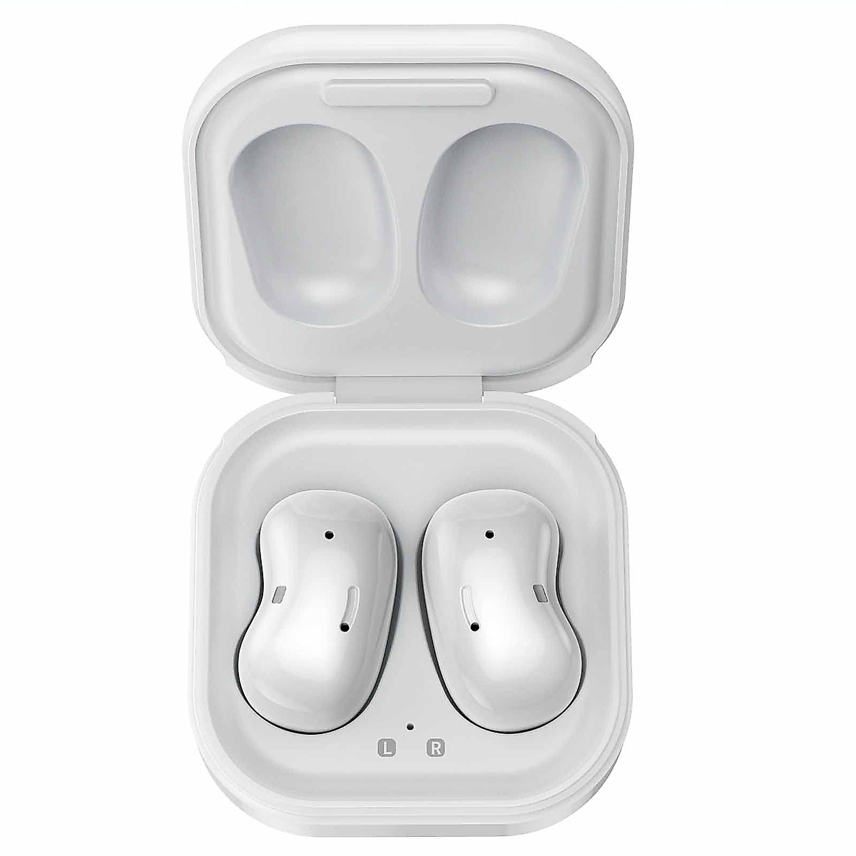 UrbanX Street Buds Live True Wireless Earbud Headphones for Samsung Galaxy - Wireless Earbuds w/Active Noise Cancelling (US Version with Warranty - Frost White)