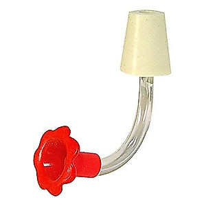 National Artcraft® RED Floral-Style Hummingbird Feeder Tubes - Make Your Own Hummingbird Feeder (Pkg/3)