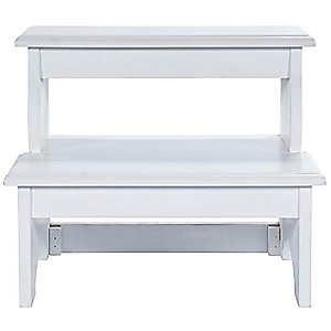 Beaumont Lane Mastercrafted Step Stool in White