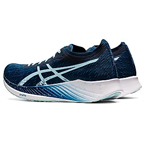 ASICS Women's Magic Speed Running Shoes, 8.5, MAKO Blue/Clear Blue