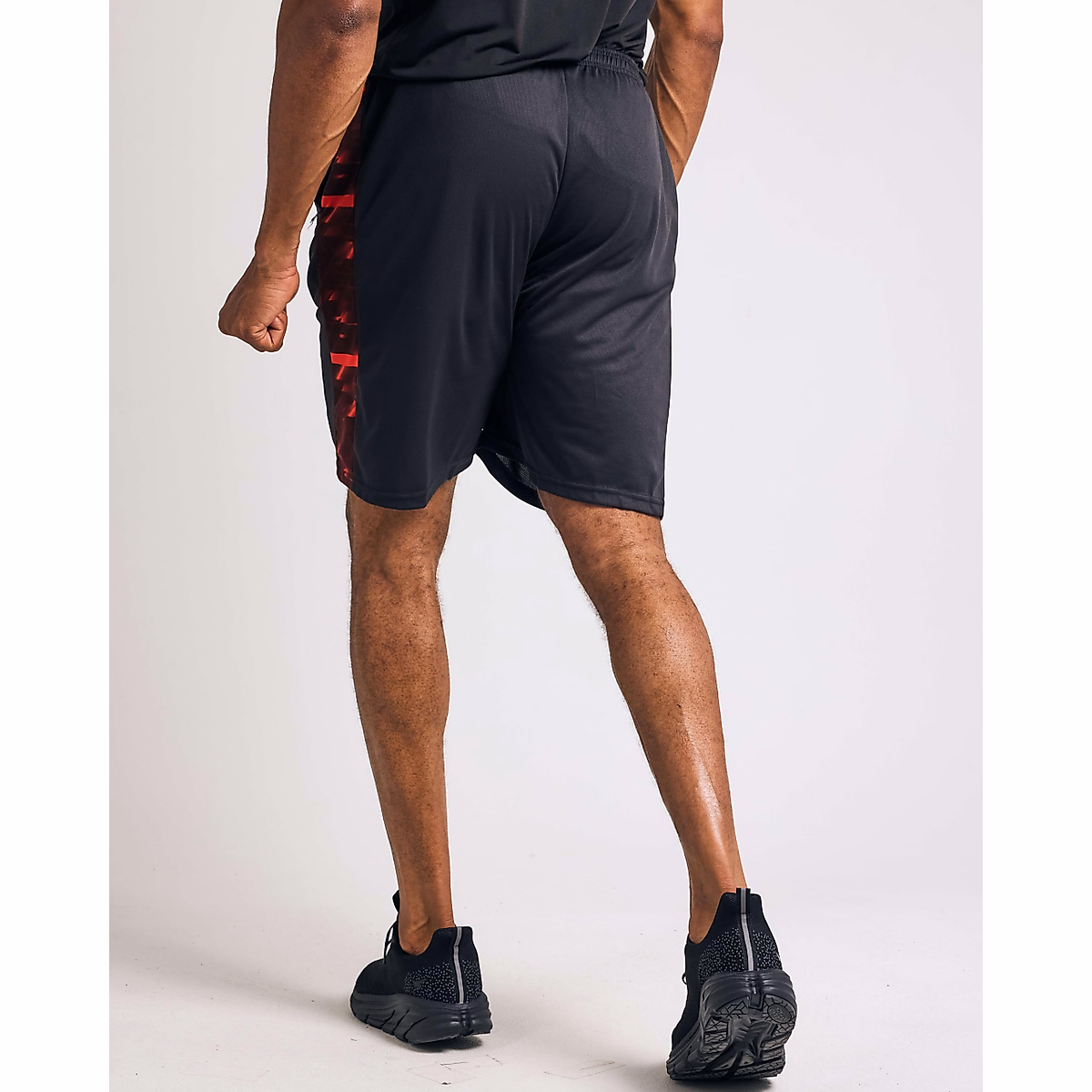 Real Essentials Mens Mesh Shorts Active Wear Athletic Short Men Basketball Pockets Workout Gym Soccer Running Summer Fitness Quick Dry Casual Clothes Sport Training Hiking, Set 4, XXL, Pack of 5