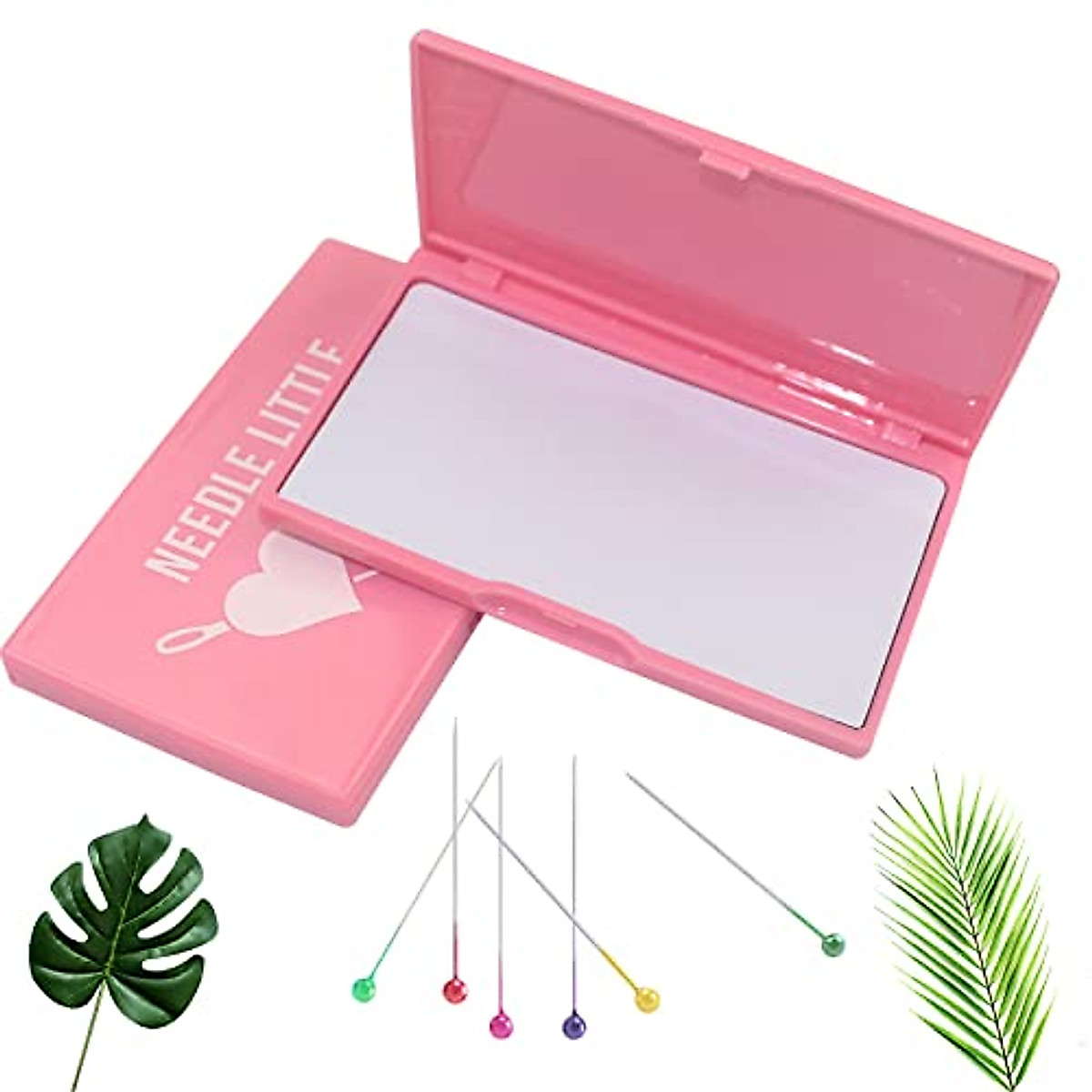 1 Piece Sewing Storage Case Magnetic Needle Storage Case Portable Magnetic Needle Keeper Cross Stitch Sewing Knitting Pin Holder Case Organizer