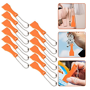 VILLCASE Scratch Off Ticket Scratcher, Ticket Scrapers Tools Plastic Scraper Tool for Tickets, Labels, Films, Lotto Cards, 12Pcs Random Color