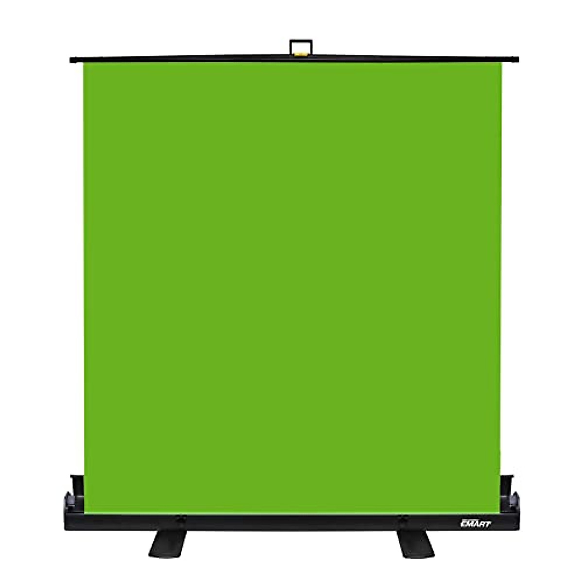 Upgrate EMART Green Screen, 61 x 72in Collapsible Chroma Key Panel for Background Removal, Portable Retractable Wrinkle Resistant Chromakey Green Backdrop with Auto-Locking Frame, Aluminum Hard Case