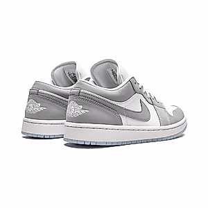 Jordan Womens WMNS Air Jordan 1 Low DC0774 105 White/Wolf Grey - Size 7.5W