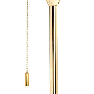 ZXZB Reading Lamp Desk Lamp Metal Modern Desk Lamp with Shade and Pull Switch Table Lamp/Black