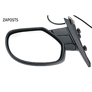ZAPOSTS Rearview mirror Replacement Fit for 2007-2013 for Chevy Silverado 1500 2500 HD 3500 HD for GMC Sierra 1500 2500 HD for GMC Yukon/Yukon XL 1500 Power Heated Manual Fold Right Side View Mirror