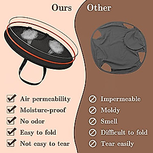 Laundry Basket for Dryer, Pop Up Laundry Hamper Quick Drying Material, Laundry Bag, 21in Collapsible Laundry Basket for Clothes, Socks, Blankets, Towels