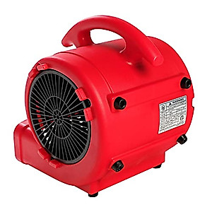 MOUNTO 1/5hp 3 Speed 800cfm Mini Commercial Air Mover Floor Dryer Fan