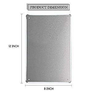 Warning Sign Please Close Gate Behind You Thank You Poster Tin Sign Farmhouse Decor For The Kitchen Poop Room Signs For Coffee Bar Tin Signs 8X12