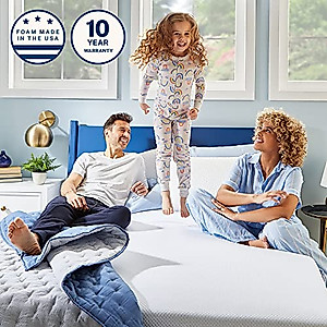 Sleep Innovations Marley 12 Inch Cooling Gel Memory Foam Mattress with Airflow Channel Foam for Breathability, Queen Size, Bed in a Box, Medium Firm Support