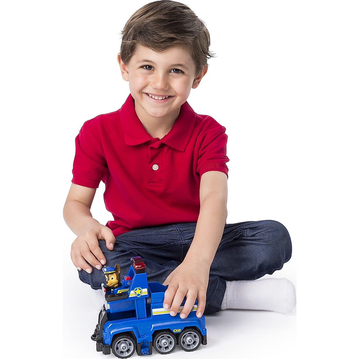 Paw Patrol 6045905 Chase’s Ultimate Rescue Police Cruiser with Lifting Seat and Fold Out Barricade