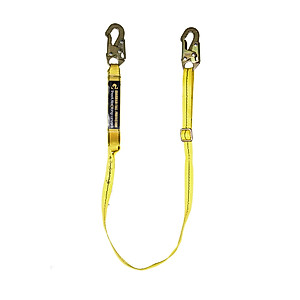 Guardian Fall Protection 01285 SSAWL4-6 Shock Absorbing Adjustable Lanyard from 4-Feet to 6-Feet