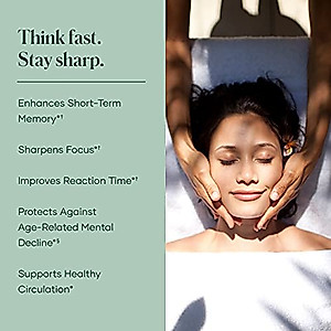 Shaklee MindWorks® - Brain Health Supplement for Brain Sharpness & Focus - Supported Nutrients & Extracts - Chardonnay Grape Seed Polyphenols, Guarana Extract, Vitamins B6, B12, Folate - 30 Tablets